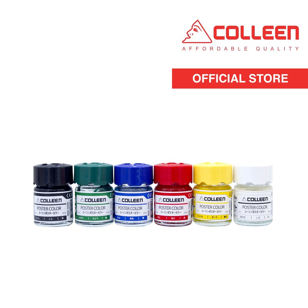 COLLEEN Poster Color | 12ml | 6c (11291) | Shopee Philippines