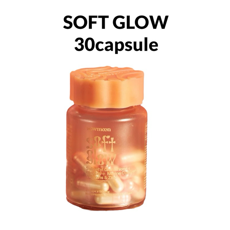 NEW MOON Soft Glow S-Acetyl Glutathione Beauty Supplement Skin ...