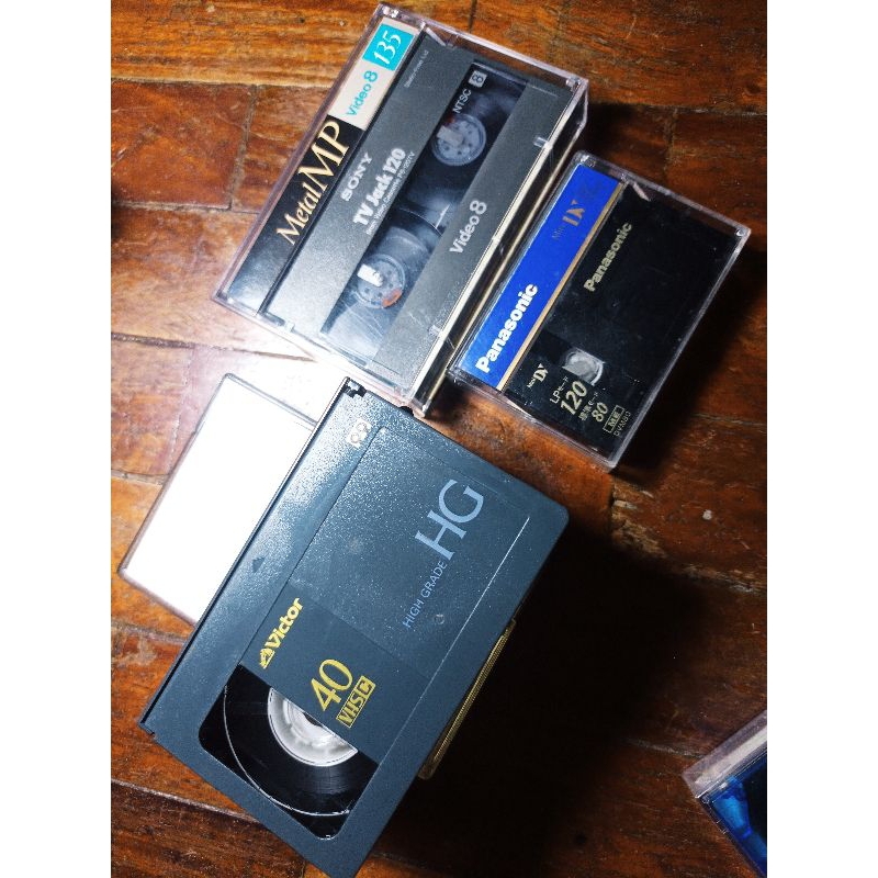 Video Test Tapes VHS-C MiniDV Video8 Hi8 Used Reusable | Shopee Philippines