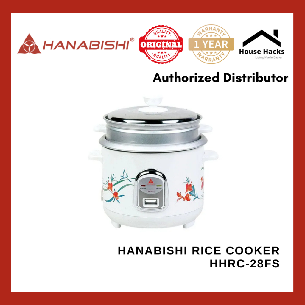 Hanabishi Rice Cooker HHRC-28FS (House Hacks) | Shopee Philippines