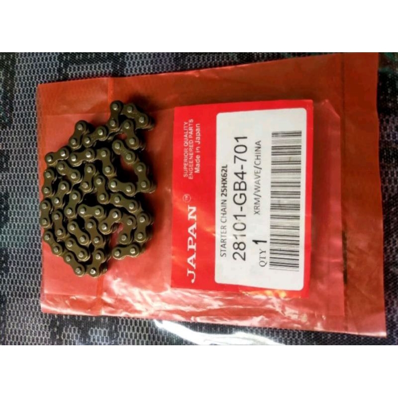 STARTER CHAIN XRM/RUSI WAVE(25H-62L) | Shopee Philippines