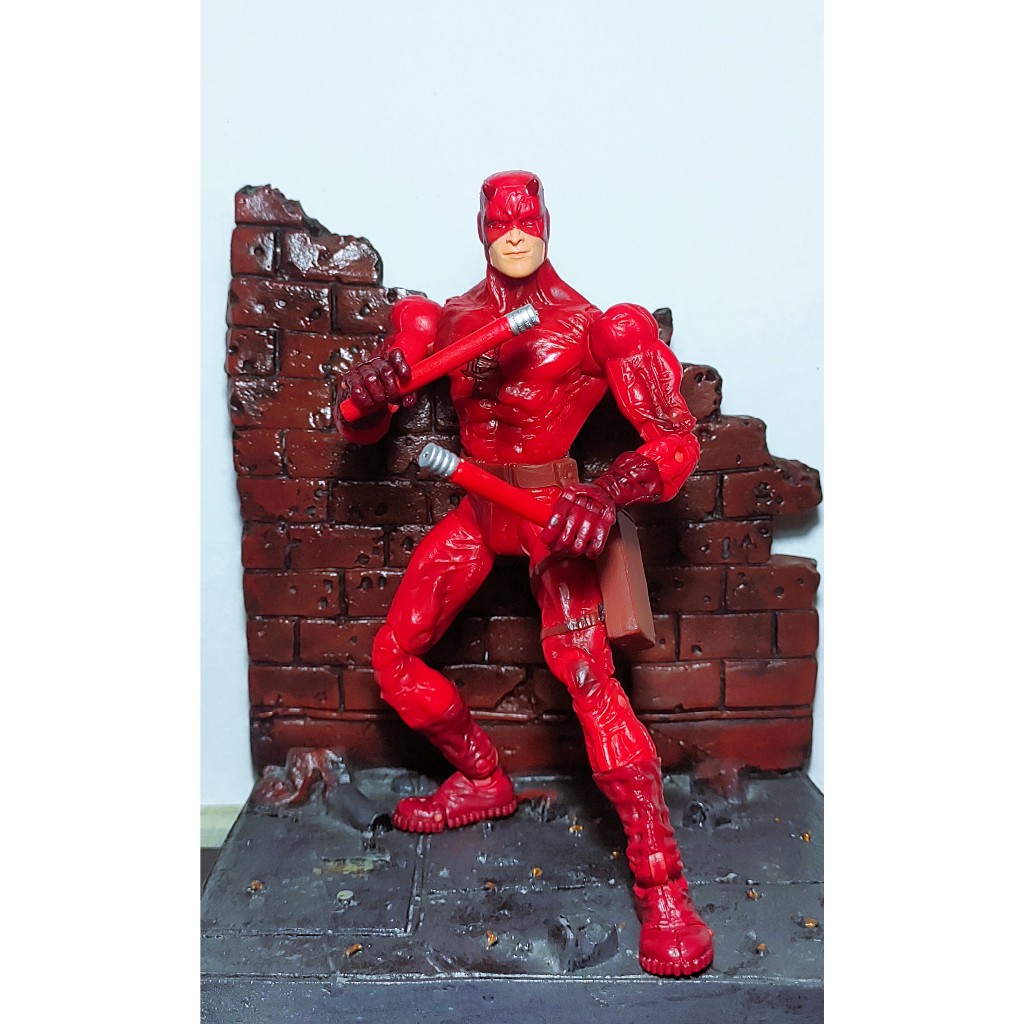 MARVEL LEGENDS DAREDEVIL FROM FACE-OFF WITH KINGPIN 2 PACK TOYBIZ ...