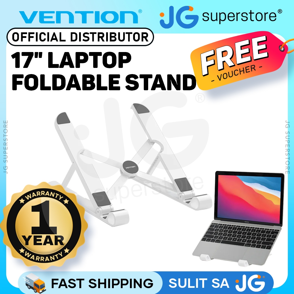 Vention 17.3" Foldable Laptop Stand with 9-Gear Levels Stable Holding ...