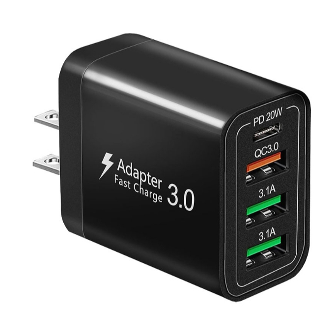 Fine 120W Fast 60W+3USB+PD20W Fast Charger Adapter Universal ...