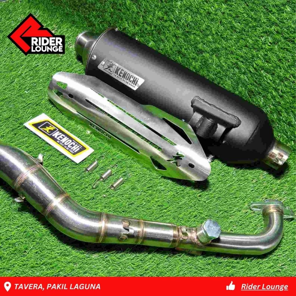 Rider Lounge KENOCHI PIPE V2 304 BLACK K2 W/ COVER | Shopee Philippines