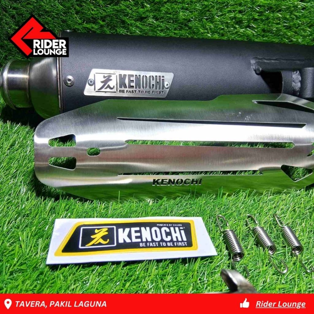 Rider Lounge KENOCHI PIPE V2 304 BLACK K2 W/ COVER | Shopee Philippines