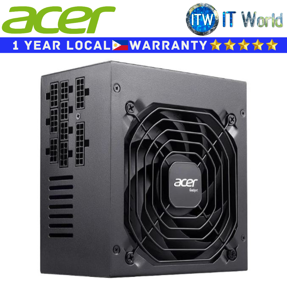 Acer PSU 1000Watts Power Supply Unit AC Series AC1000 Black 80+ Gold ...