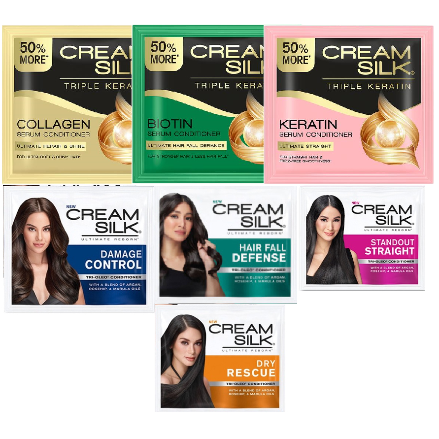Cream Silk Conditioner Sachet X12 | Shopee Philippines