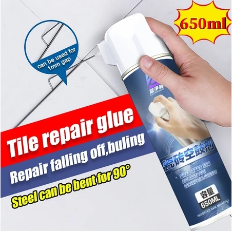 Tile glue caulking agent 650ml repair loose floor tiles porcelain ...