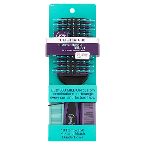 Goody Total Texture Customizable Brush - Detangller Brush with 18 Mix ...