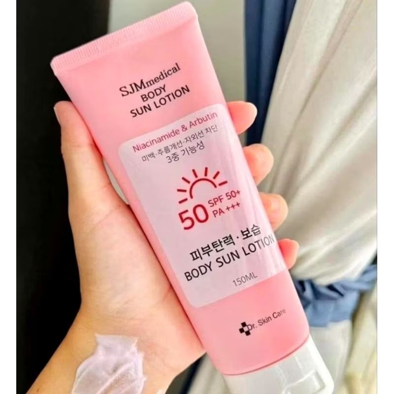 [KOREA] SJM medical Body Sun Lotion W/ Niacinamide and Arbutin w/ SPF50 ...