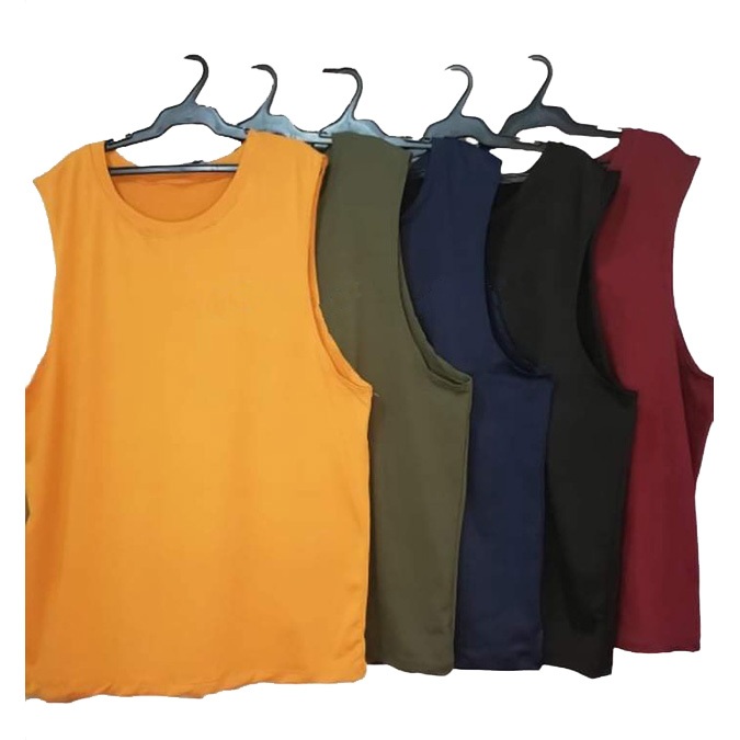 Men's Muscle Tee or Sando (fit up to XL) | Shopee Philippines