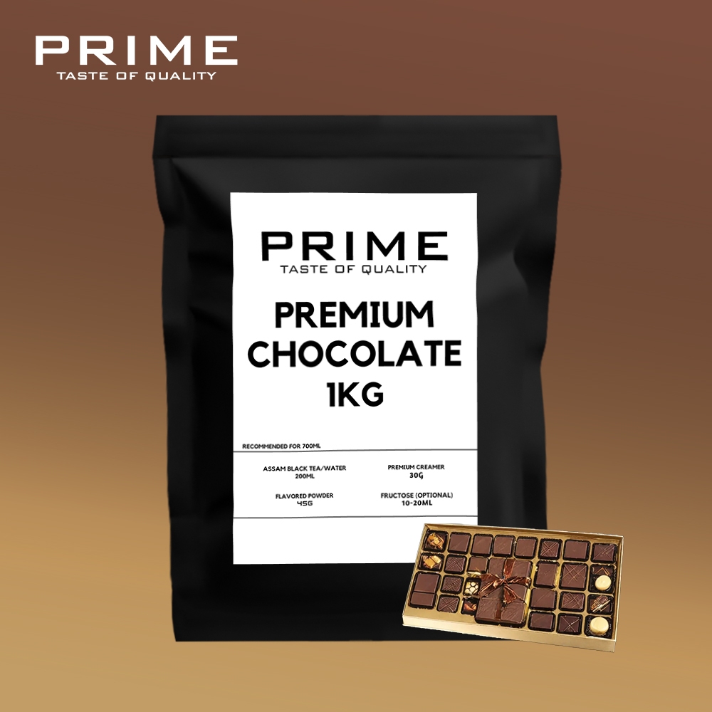 PRIME Premium chocolate Powdered milk tea Shake Frappe drink 1KG ...