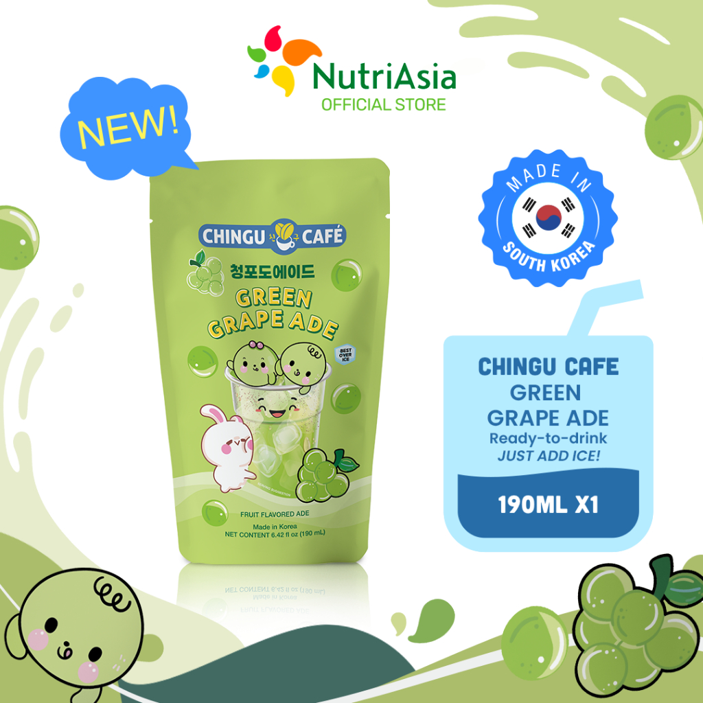 Chingu Café Green Grape Ade 190ml | Shopee Philippines