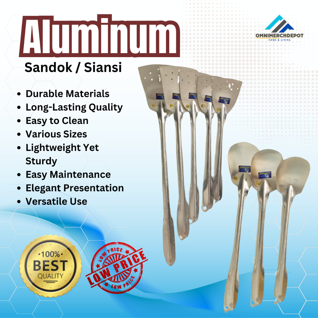 OmniMerchDepot Aluminum Siansi at Sandok Ladle Cooking utensil Kitchen ...