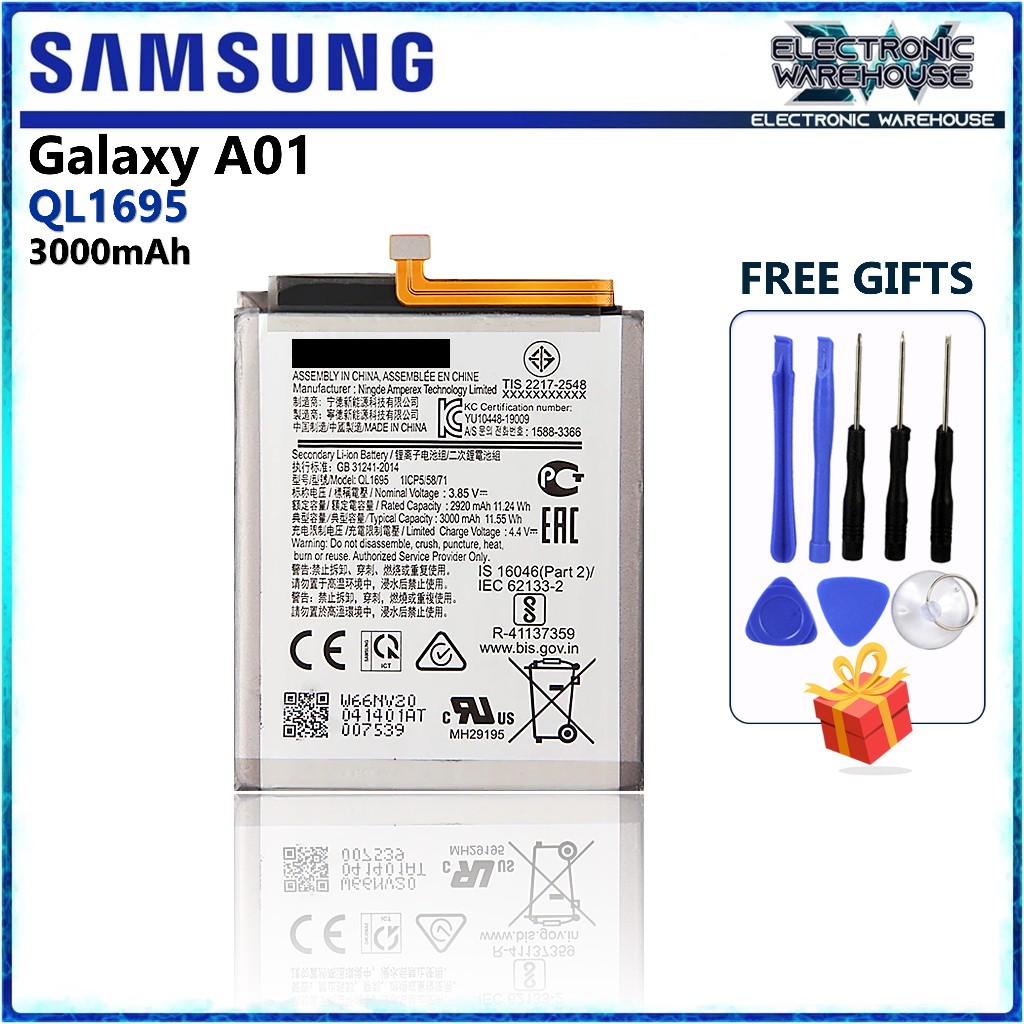 Battery for Samsung Galaxy A01 QL1695 | Shopee Philippines