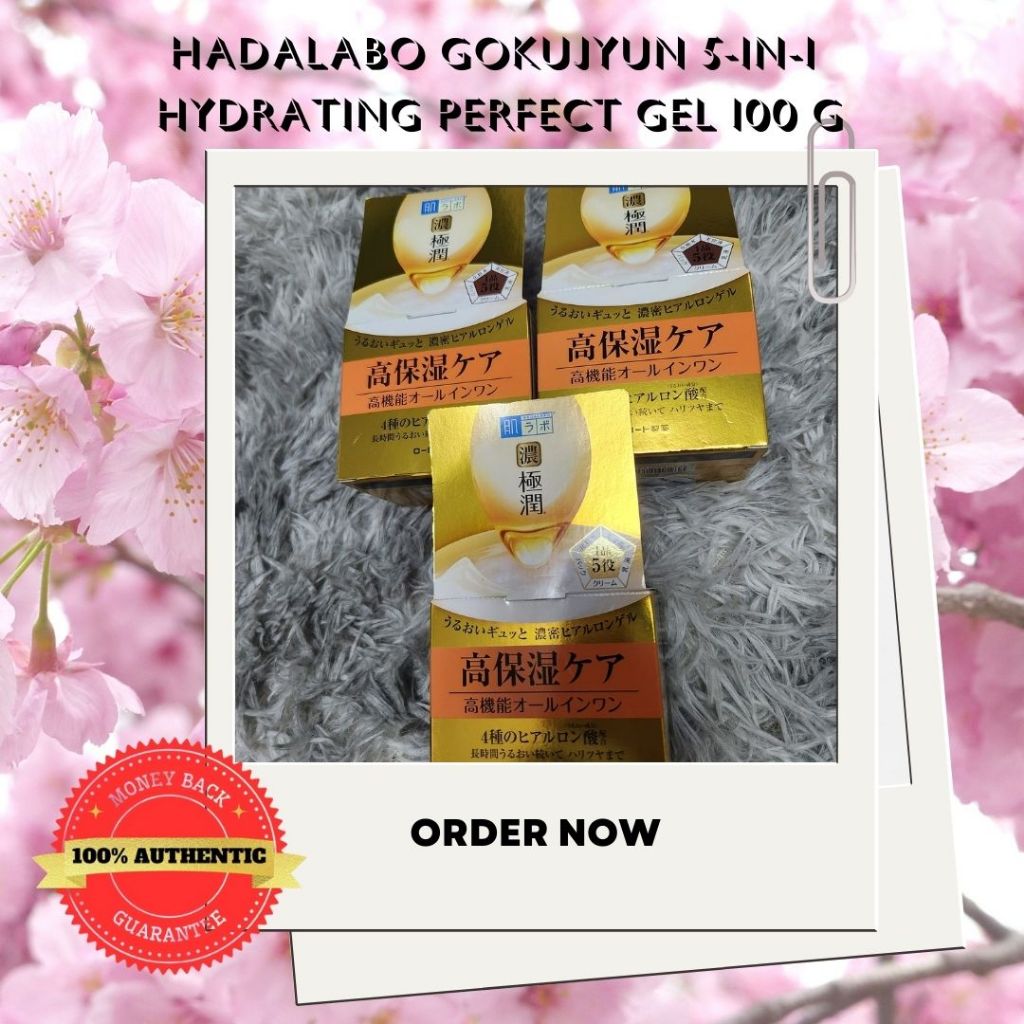 HADALABO GOKUJYUN 5-in-One Hydrating Perfect Gel 100g | Shopee Philippines