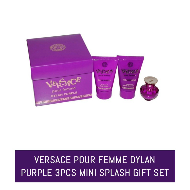 DYLAN PURPLE FOR WOMEN EAU DE PARFUM 5ml miniature gift set MINI SHOWER ...
