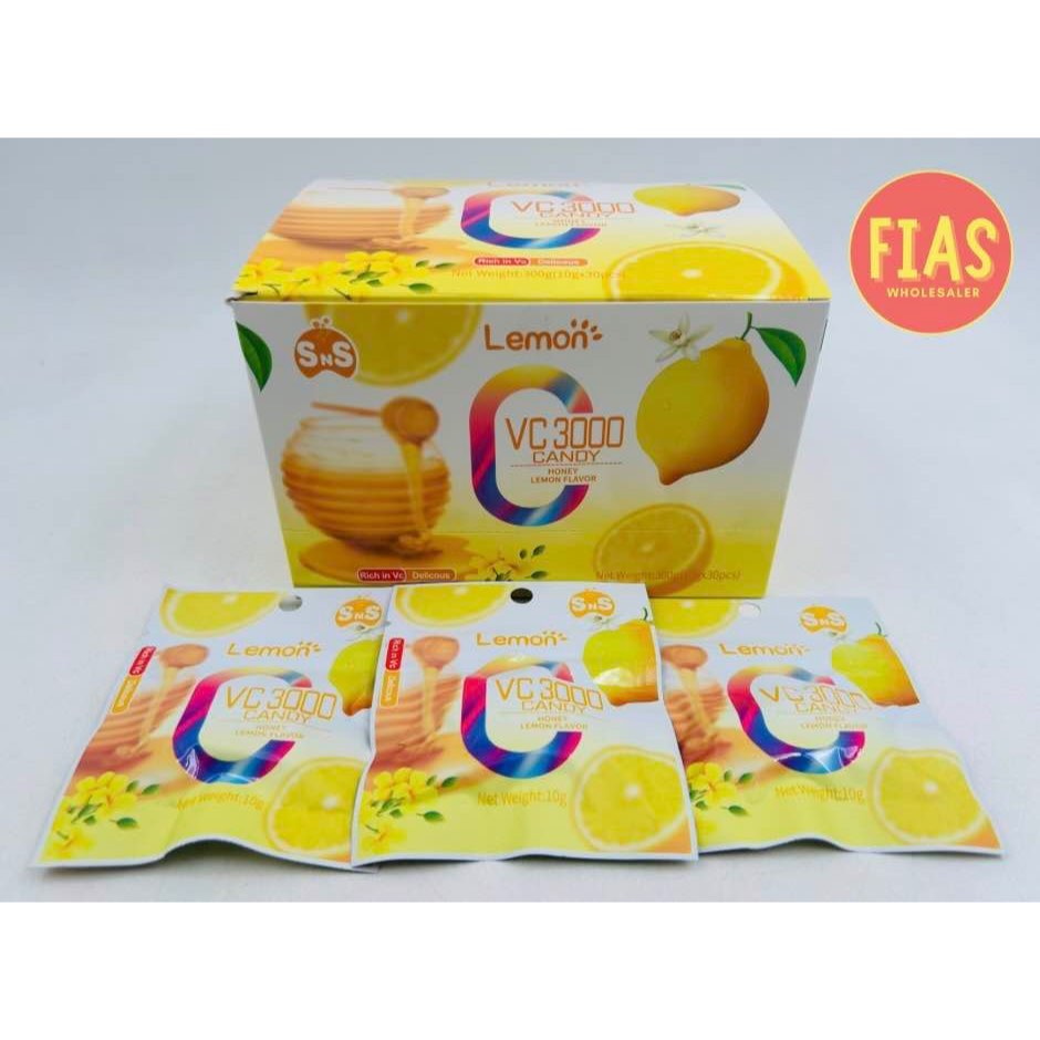 30 packs VC300 Lemon Flavor Candy Wholesale Paninda | Shopee Philippines