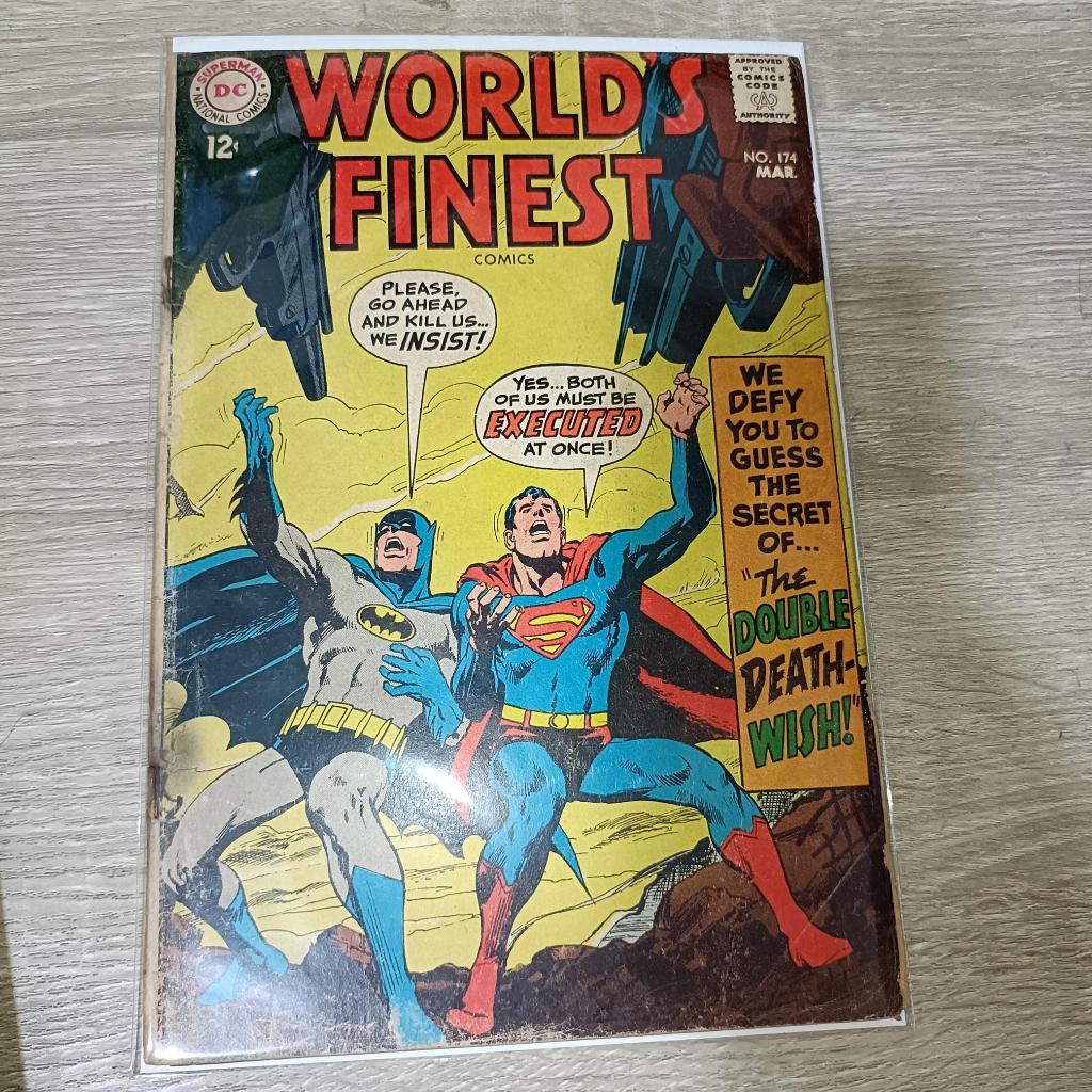 World's Finest #174 - GD condition - DC comics 1968 Superman Batman ...
