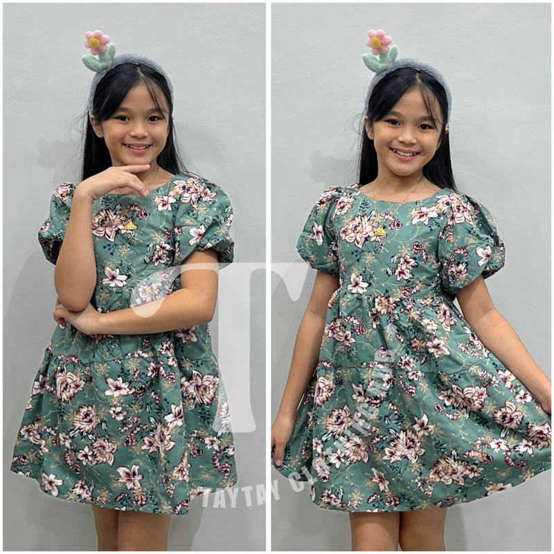 Chloe M/L (4-9y/o) Printed Eyelet | Shopee Philippines