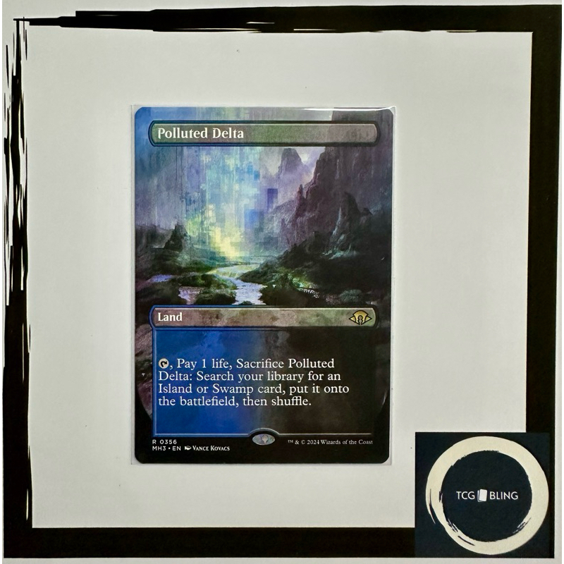 Polluted Delta MTG - MH3 (Borderless) | Shopee Philippines