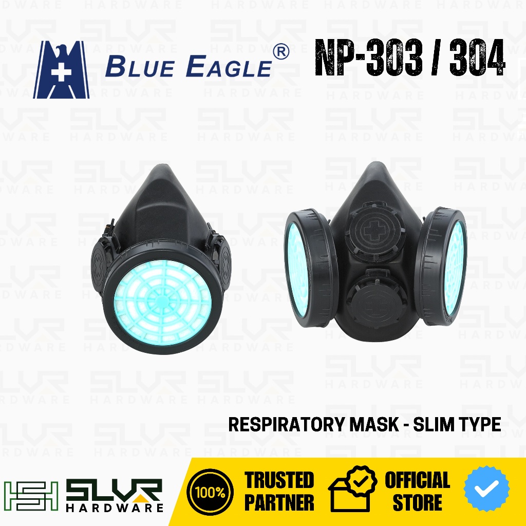 BLUE EAGLE SAFETY - Respiratory Gas Mask Single and Double Cartridge ...