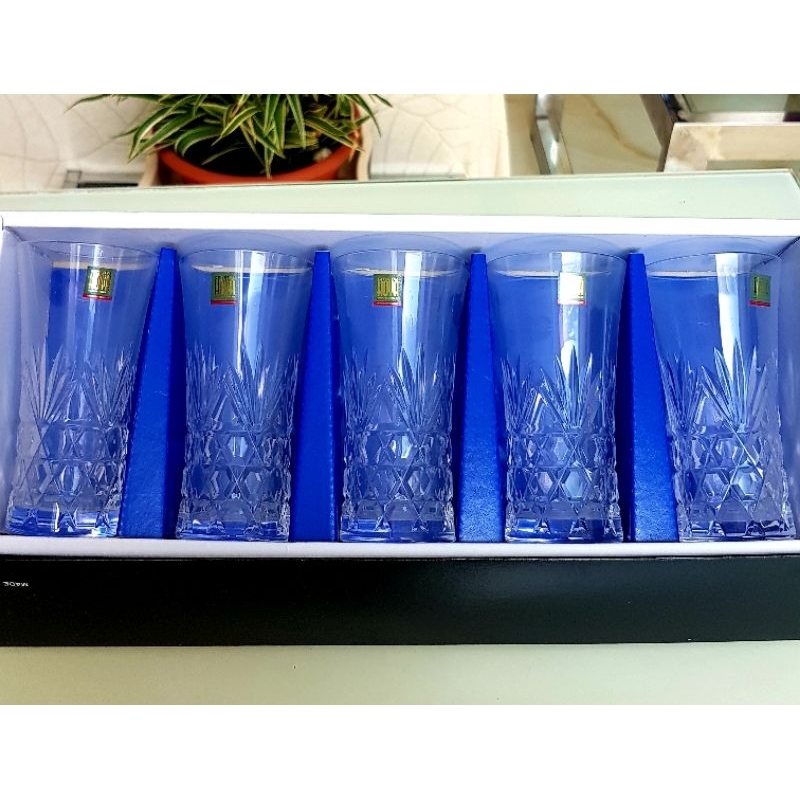 Hoya Japan lead Crystal shot glass set (new with box) | Shopee Philippines
