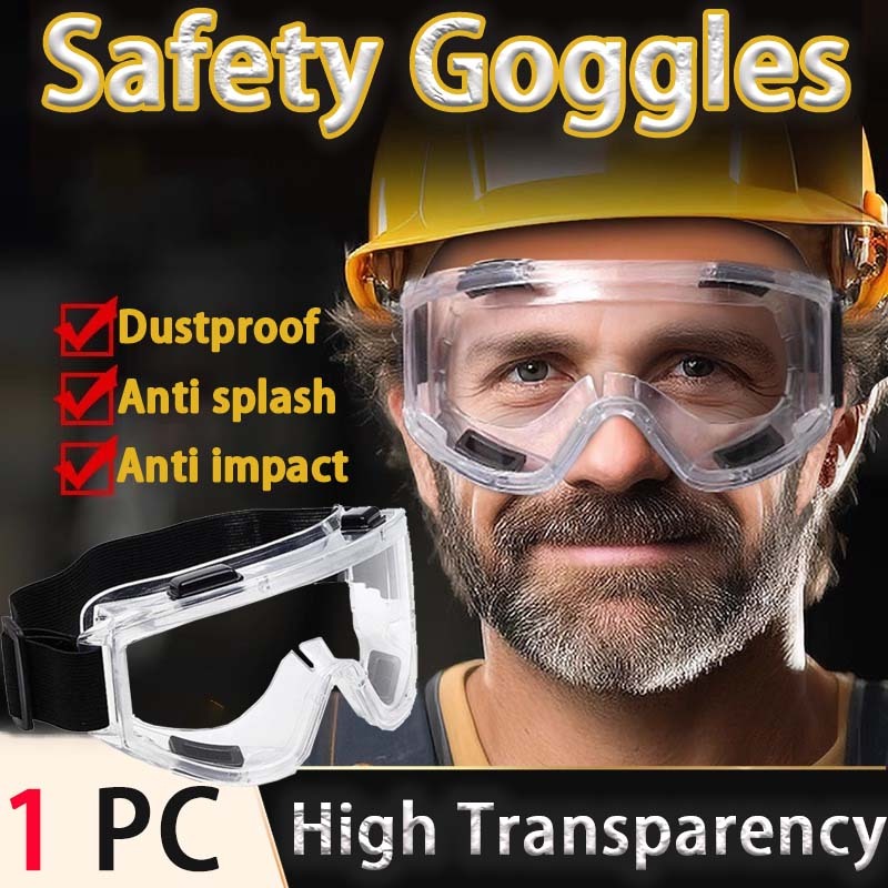 Safety Goggles Anti-Spitting Anti-Fog Enclosed Dust-proof Barrier ...