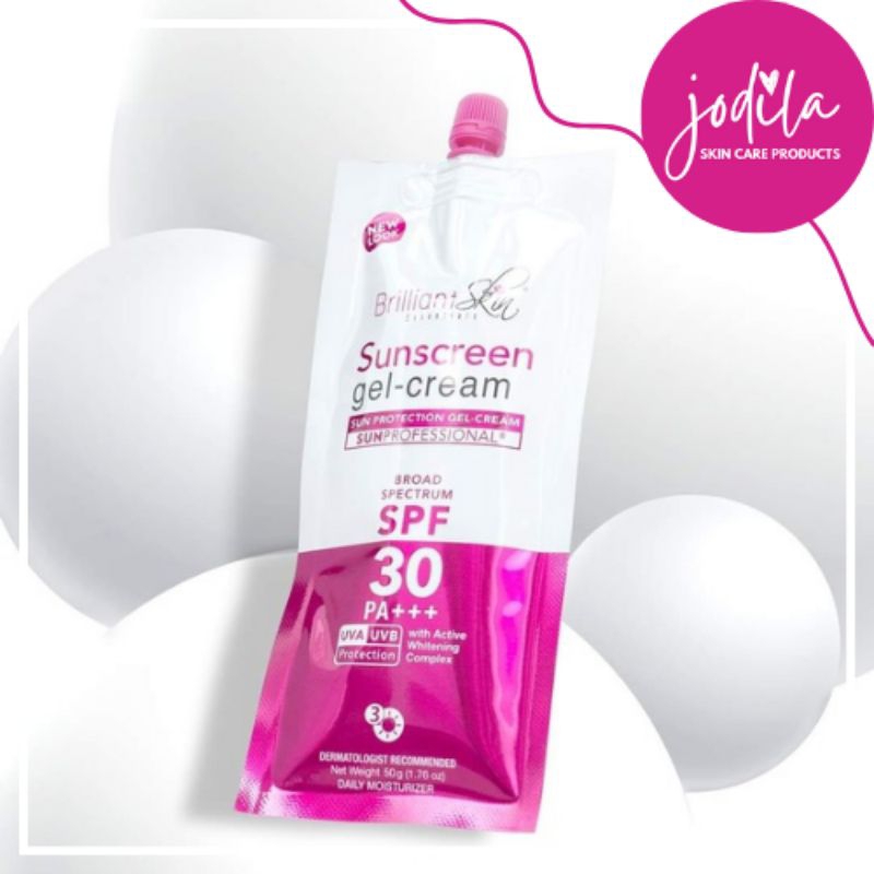 Sunscreen Gel-Cream 50g White | Brilliant Skin Essentials | Shopee ...