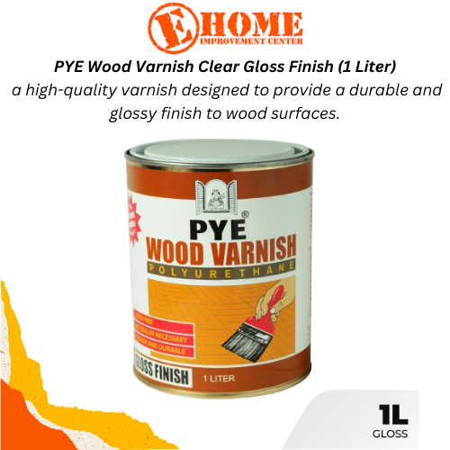 PYE Wood Varnish Clear Gloss Finish (1 Liter) | Shopee Philippines