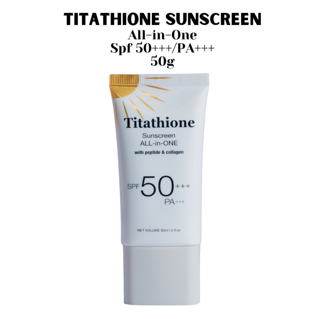 TITATHIONE Spf 50 with Zinc Oxide, Titanium Dioxide, Niacinamide ...