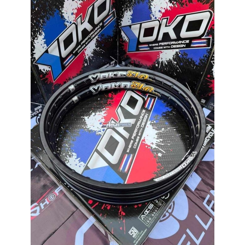 YOKO RIM 1.2 1.4BROKEN SIZE BLACk | Shopee Philippines