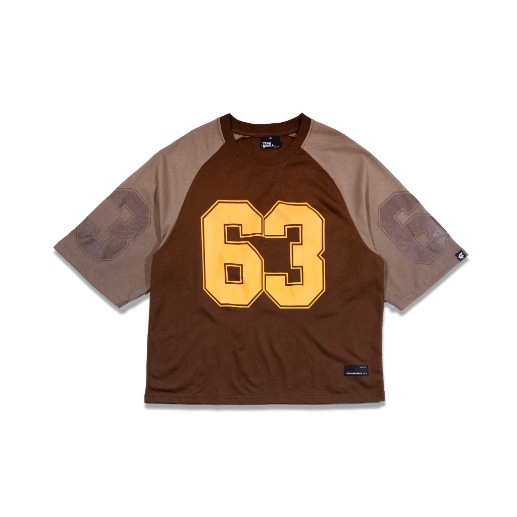 TEAM MANILA RELAY OVERSIZED RAGLAN BROWN | Shopee Philippines