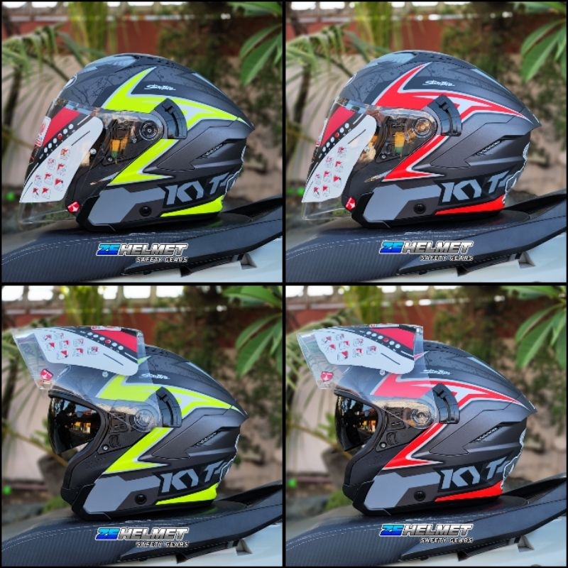 KYT NF-J ATTITUDE - HALF FACE | Shopee Philippines