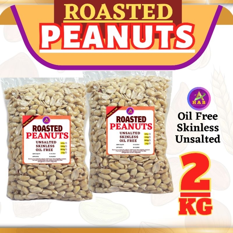 HAB'S Roasted Peanuts 2kg | Shopee Philippines