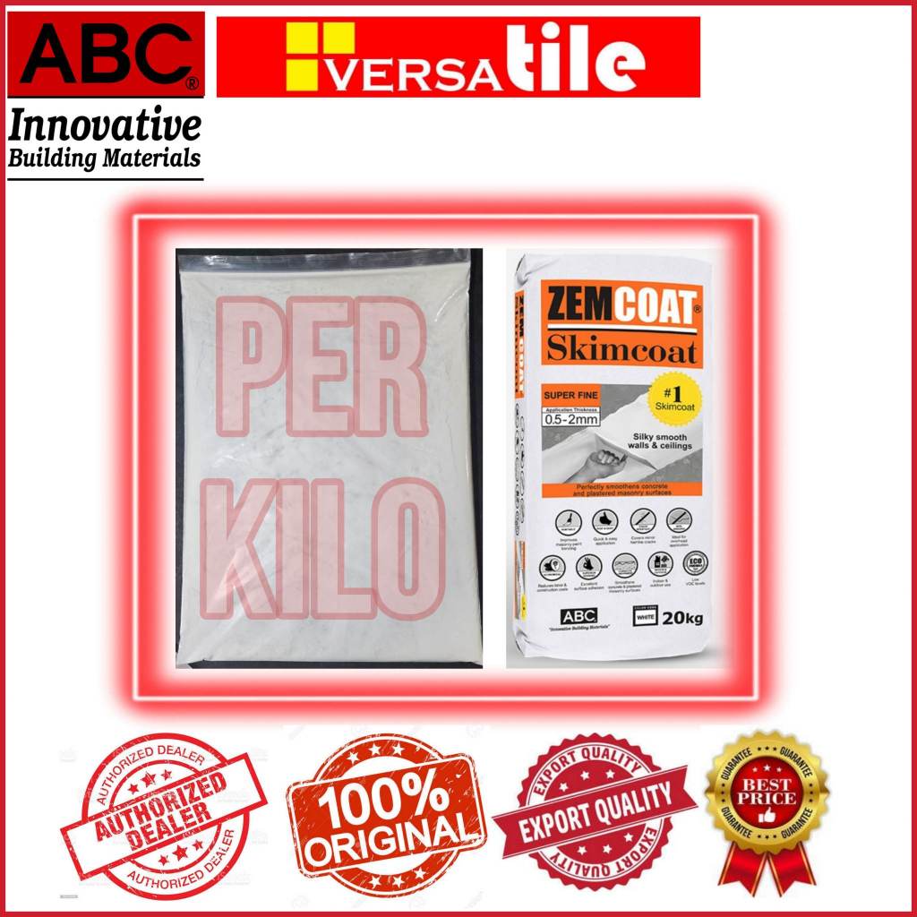 ABC Zemcoat Superfine White and Grey Sold Per Kilo. Number 1 Skimcoat ...