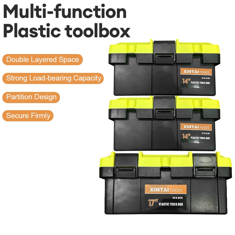 14/17 Inch Tool Box portable Heavy Duty Multifunction Plastic Tool ...