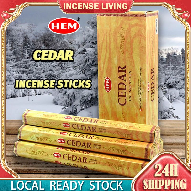 HEM Cedar Incense Sticks (20 Sticks Per Box) | Shopee Philippines