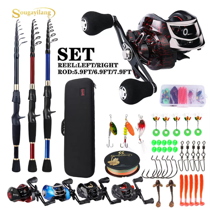 Fishing rod set original fishing rod and reel set fishing rods full set ...