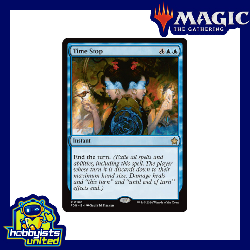 Time Stop - Magic: The Gathering (Foundations) | Shopee Philippines