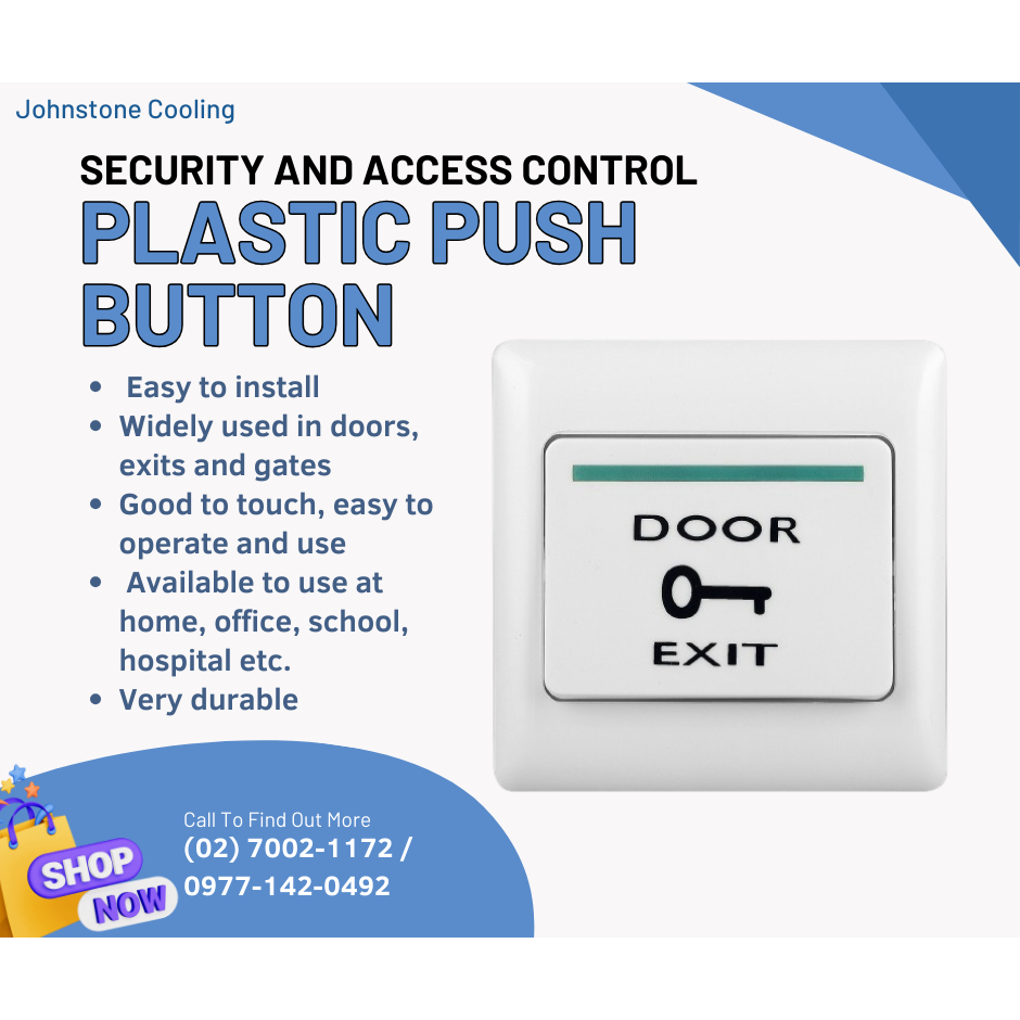 Exit Button for Door Access Control, Push Button | Shopee Philippines