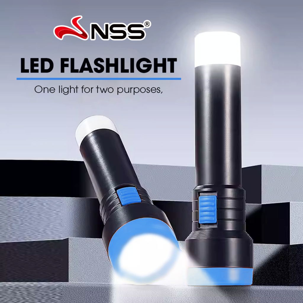 NSS Flashlight LED Mini Emergency Light USB Outdoor Portable ...