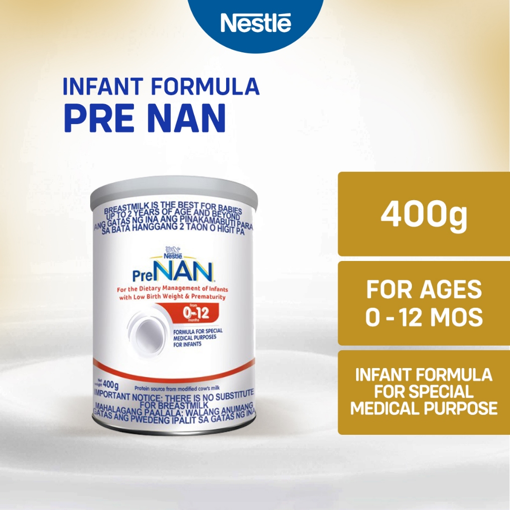 PreNAN Infant Milk for 0-12 Months Old 400g | Shopee Philippines