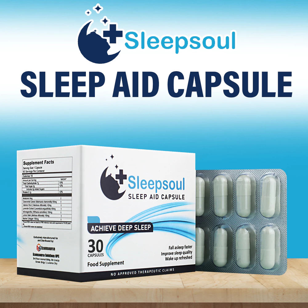 Sleepsoul Sleep Aid Capsule sleeping pill melatonin for adult sleep ...