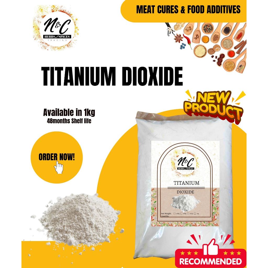 Titanium Dioxide Food Grade 100grams 250grams 500grams 1kilogram ...