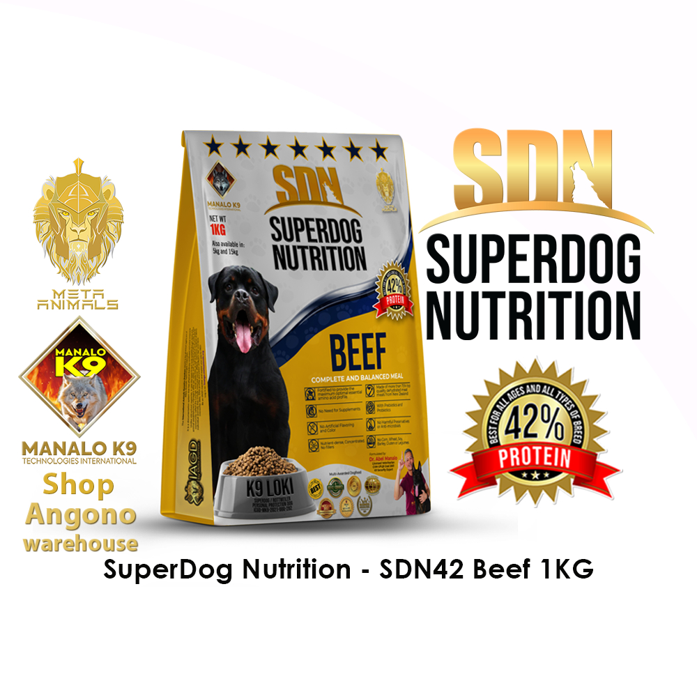 SDN - SuperDog Nutrition - (1KG) SDN42 Beef | Shopee Philippines
