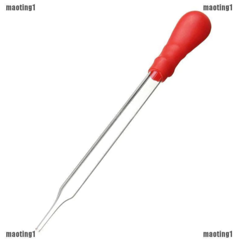 BT- 10ml Glass Pipette Medicine Laboratory Dropper Red Rubber Head ...