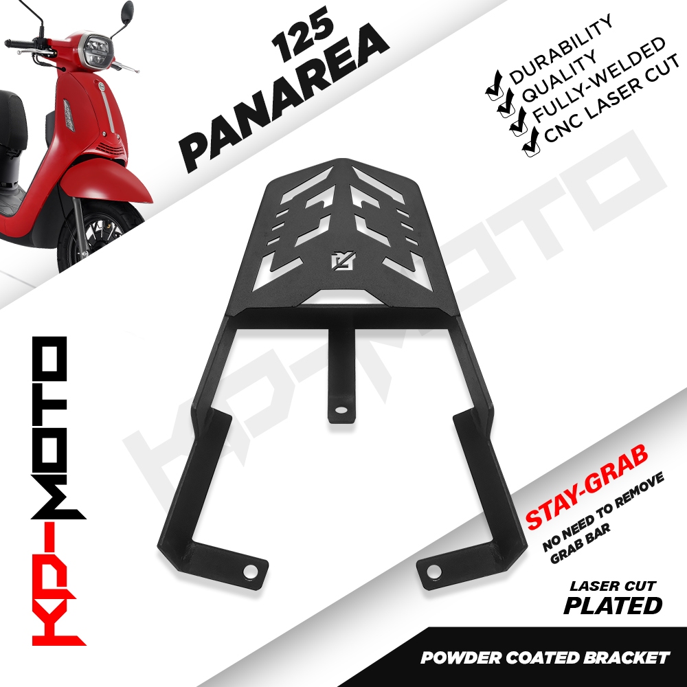BENELLI PANAREA 125 TOP BOX BRACKET/POWDER COATED/HEAVY DUTY/LIFETIME ...