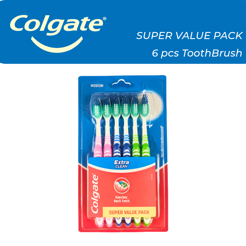 colgate super value pack toothbrush 6pcs | Shopee Philippines